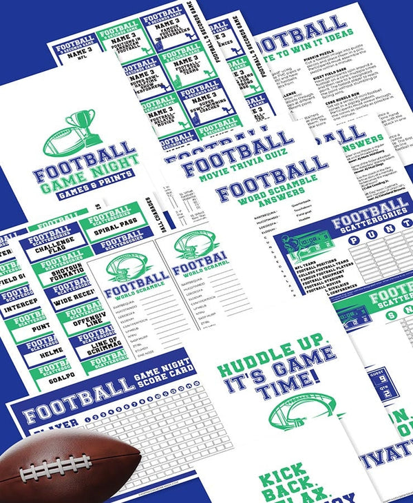Football Game Day Party Bundle – Happiness is Homemade