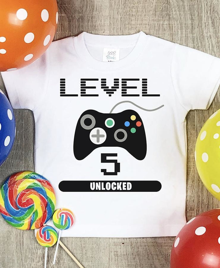 Birthday Level Unlocked SVG – Happiness is Homemade