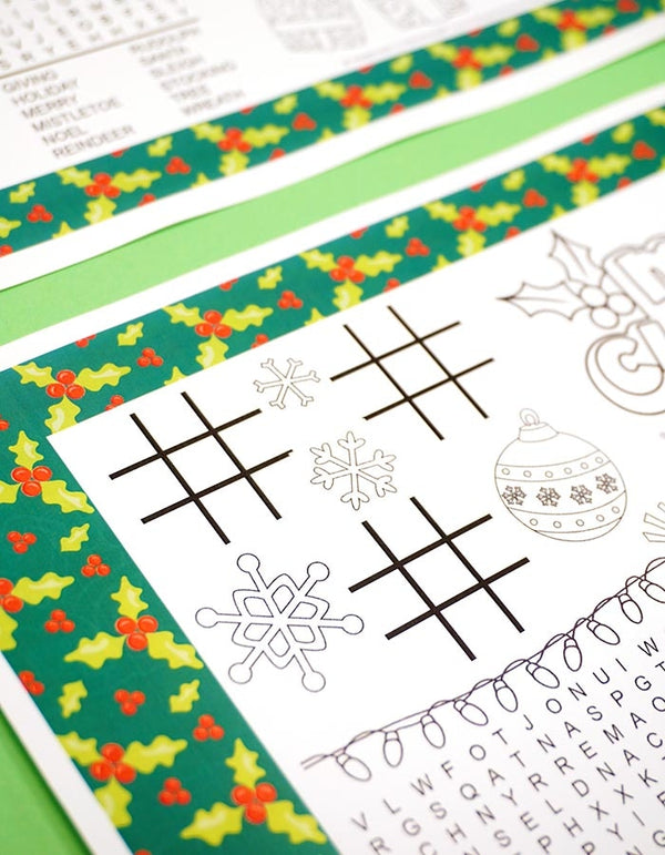 Christmas Activity Placemat – Happiness is Homemade