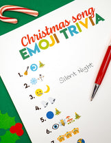 Christmas Song Emoji Trivia – Happiness is Homemade