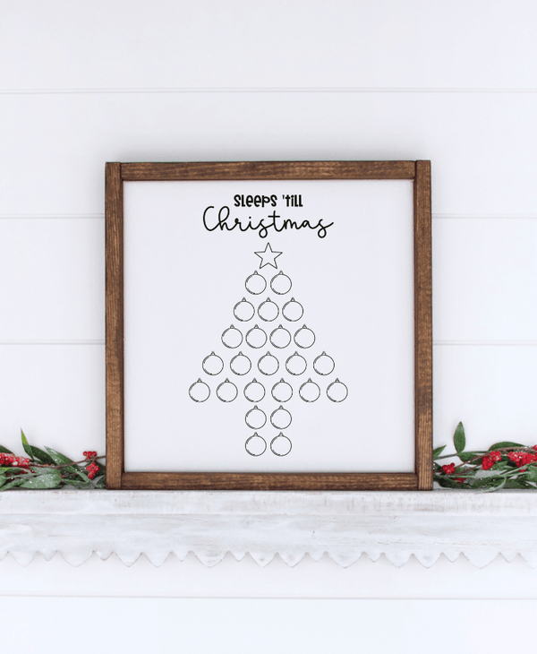 Christmas Tree Countdown SVG – Happiness is Homemade
