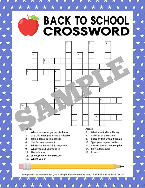 MEGA Back-to-School Games & Activities Bundle – Happiness is Homemade