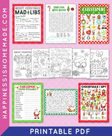 MEGA Christmas Games & Activities Bundle – Happiness is Homemade
