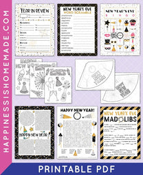 MEGA New Year's Eve Games & Activities Bundle – Happiness is Homemade