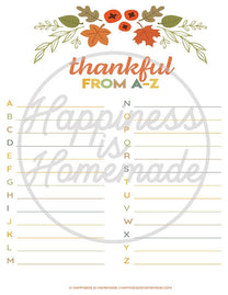 MEGA Thanksgiving Games & Activities Bundle – Happiness is Homemade