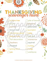 MEGA Thanksgiving Games & Activities Bundle – Happiness is Homemade