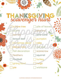 MEGA Thanksgiving Games & Activities Bundle – Happiness is Homemade