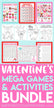 MEGA Valentine's Day Games & Activities Bundle – Happiness is Homemade