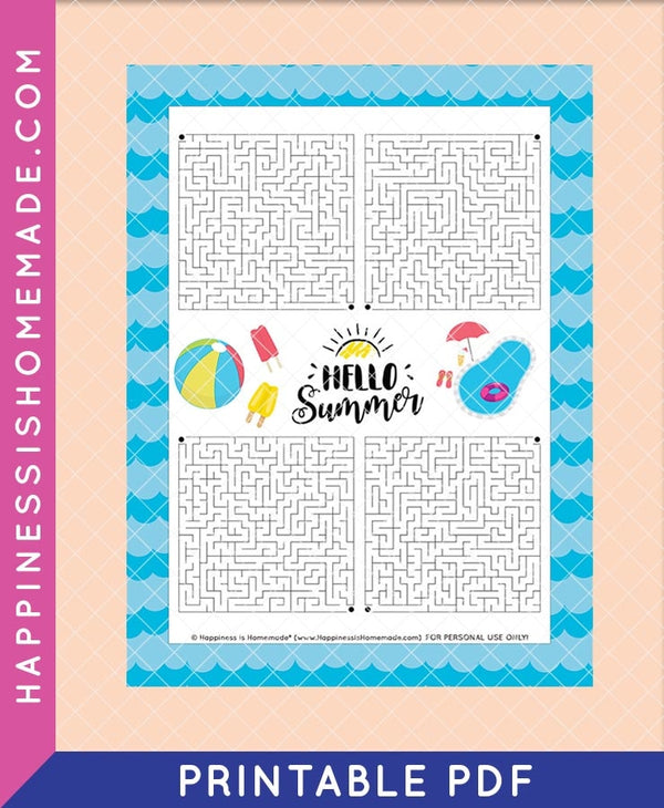 Summer Maze – Happiness is Homemade