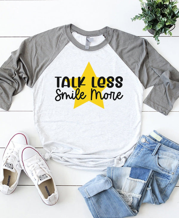Talk Less, Smile More SVG – Happiness is Homemade